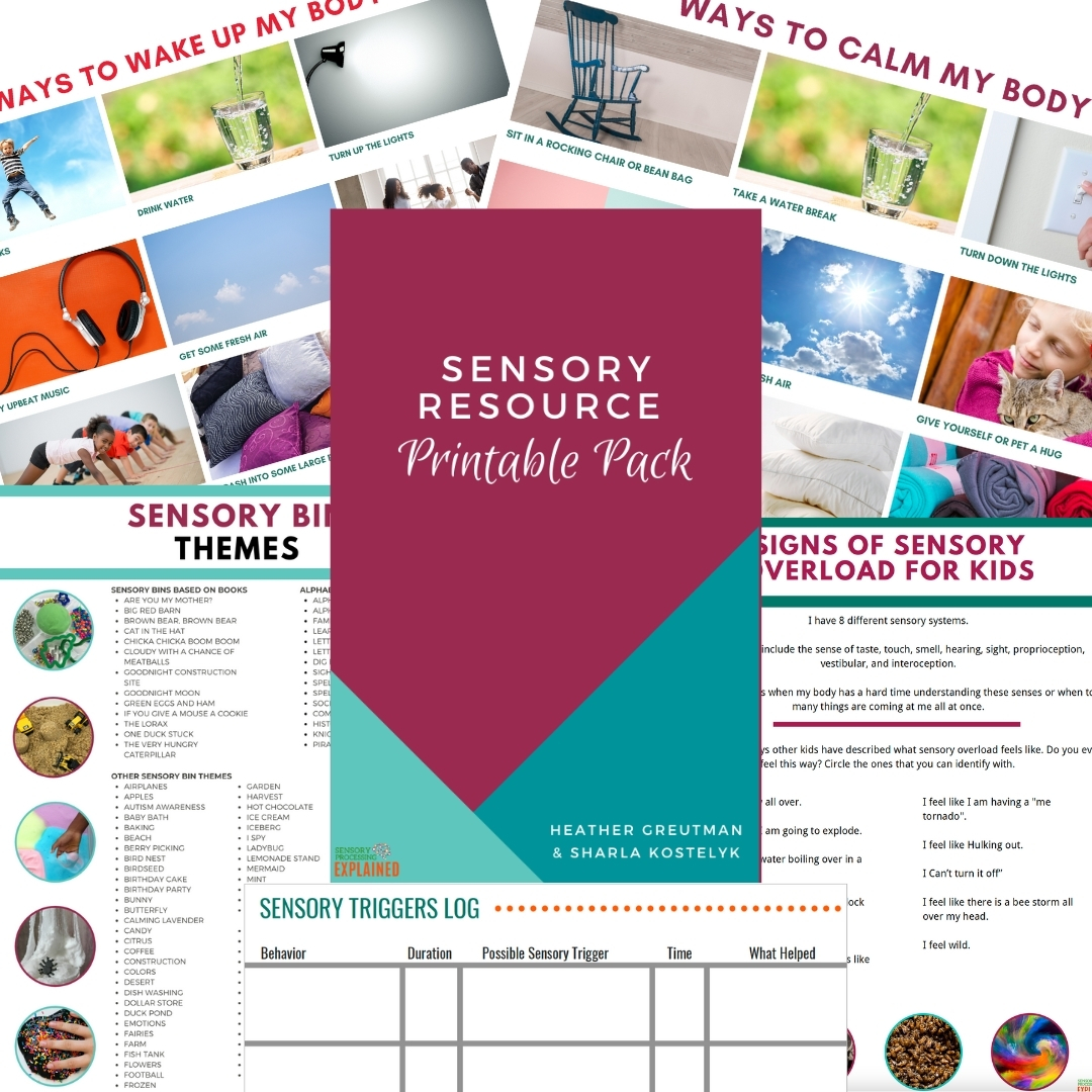 Sensory Resource Printable Pack Sensory Processing Explained
