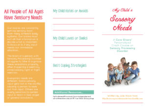 Creating Connections Toolkit - Sensory Processing Explained