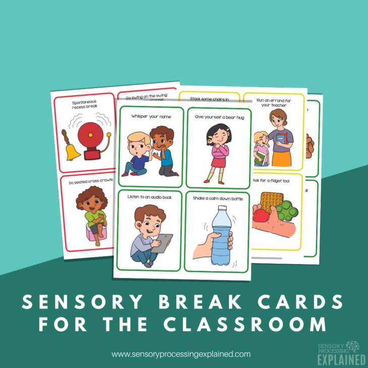 Sensory Break Cards for Home & Classroom (Digital Download) - Sensory ...